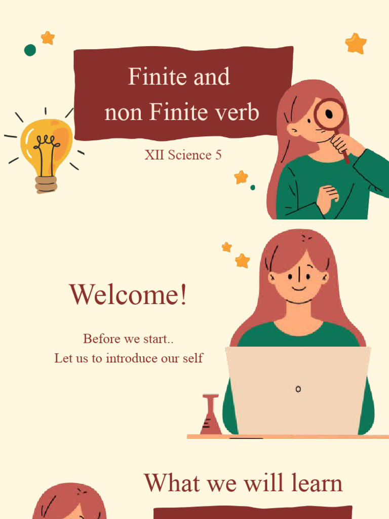 Finite and Non-Finite Verb | PDF