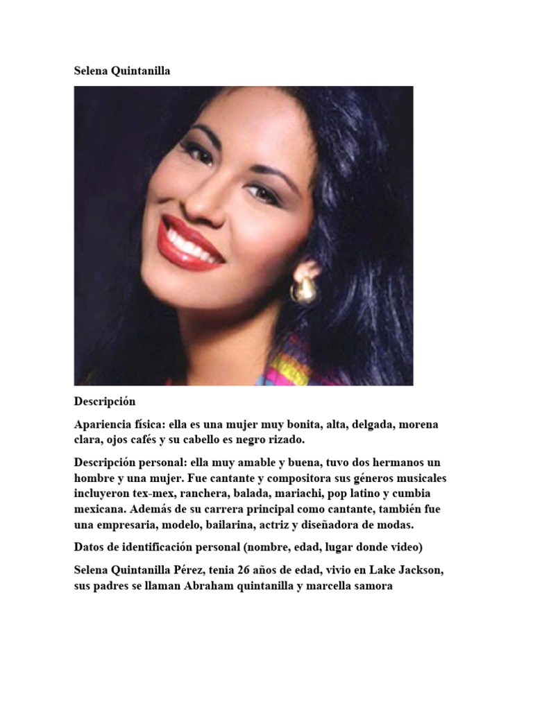 Selena Quintanilla | PDF