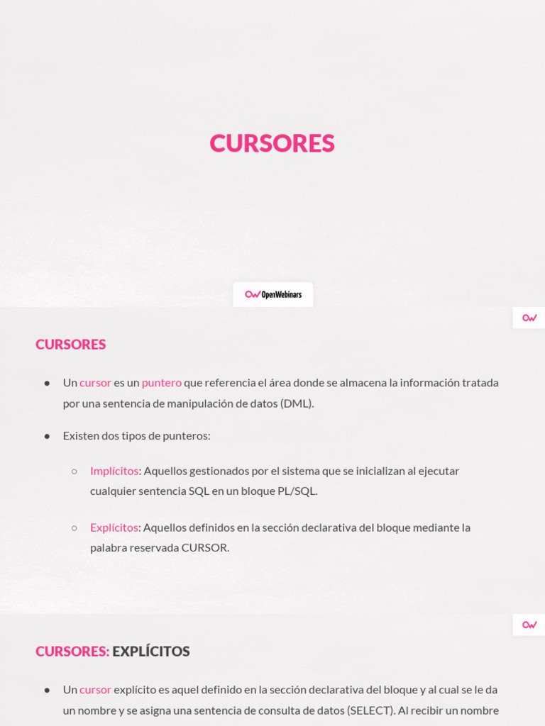 5 - Cursores | PDF