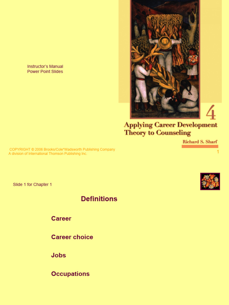 Applying Career Development Theory To Counseling | PDF | Counseling ...