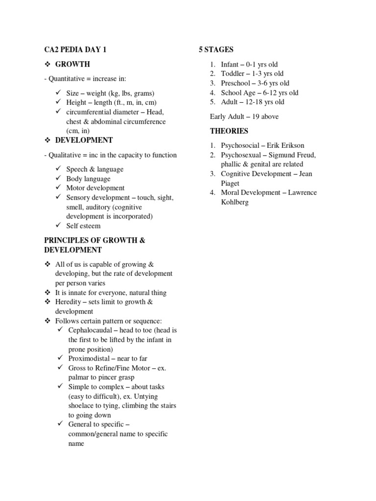 Pediatric Growth & Development Guide | PDF | Science & Mathematics