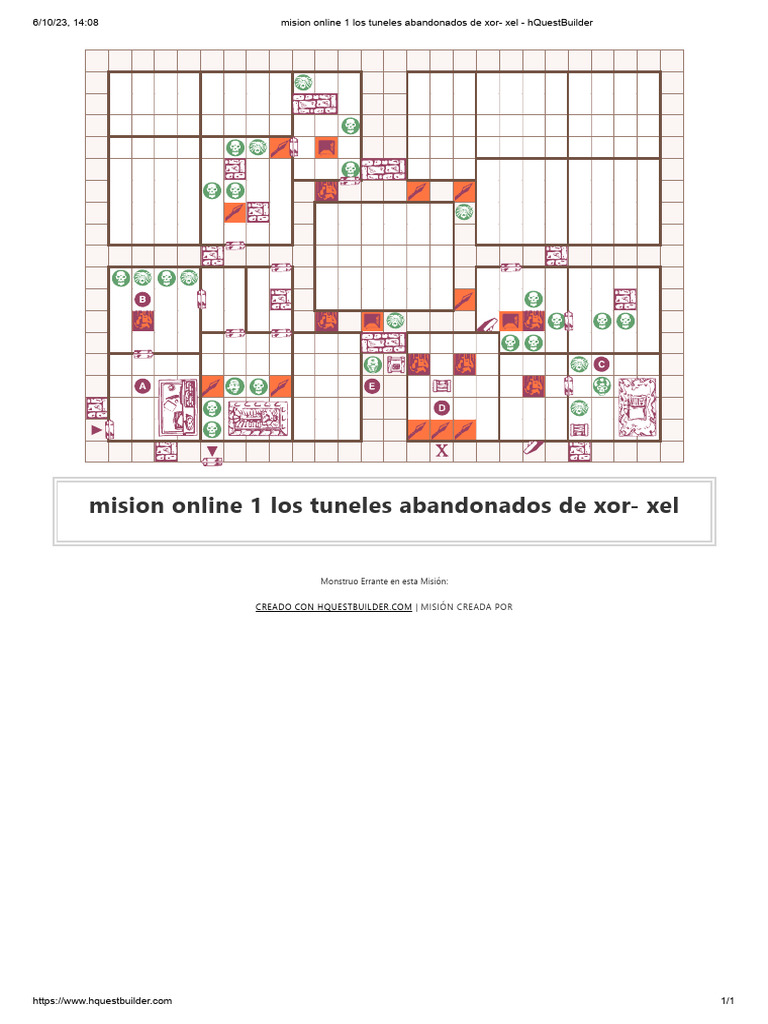 Misión: Túneles de Xor-Xel | PDF