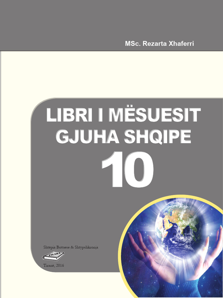 Libër Mësuesi Gjuha Shqipe 10 | PDF