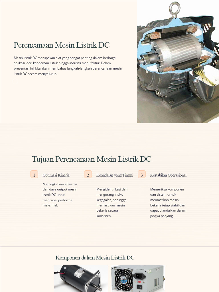 Perencanaan Mesin Listrik DC | PDF