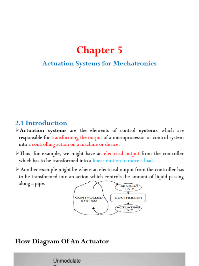 Chapter 5 Mechatronics | PDF Chapter 5 Mechatronics | PDF