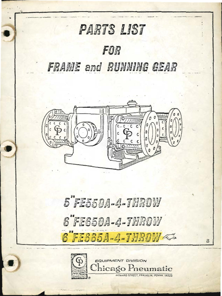 Engine Chicago Pneumatic | PDF