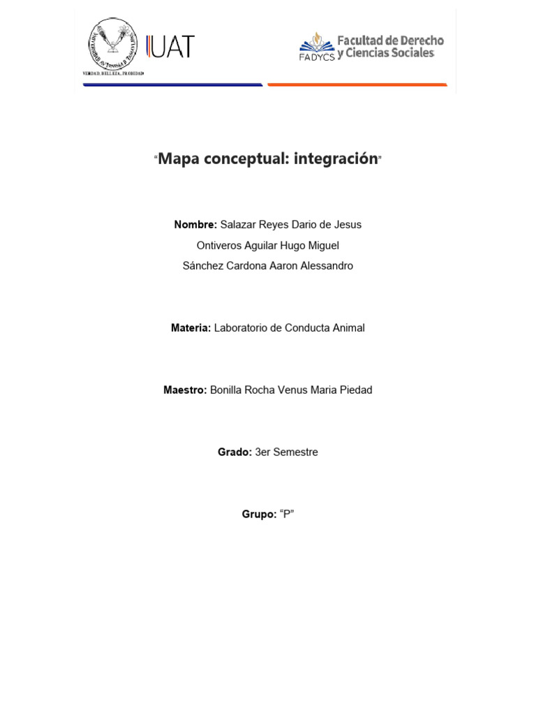 Mapa conceptual Integración | PDF