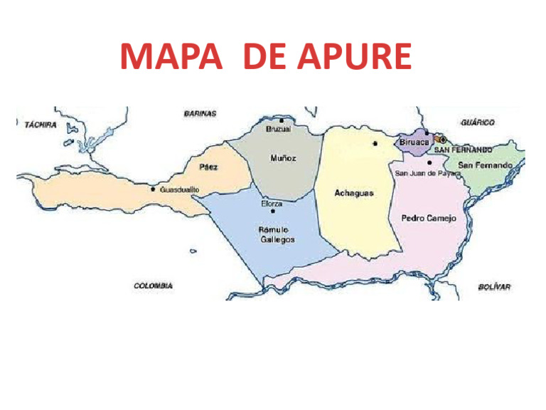 Mapa de Apure | PDF