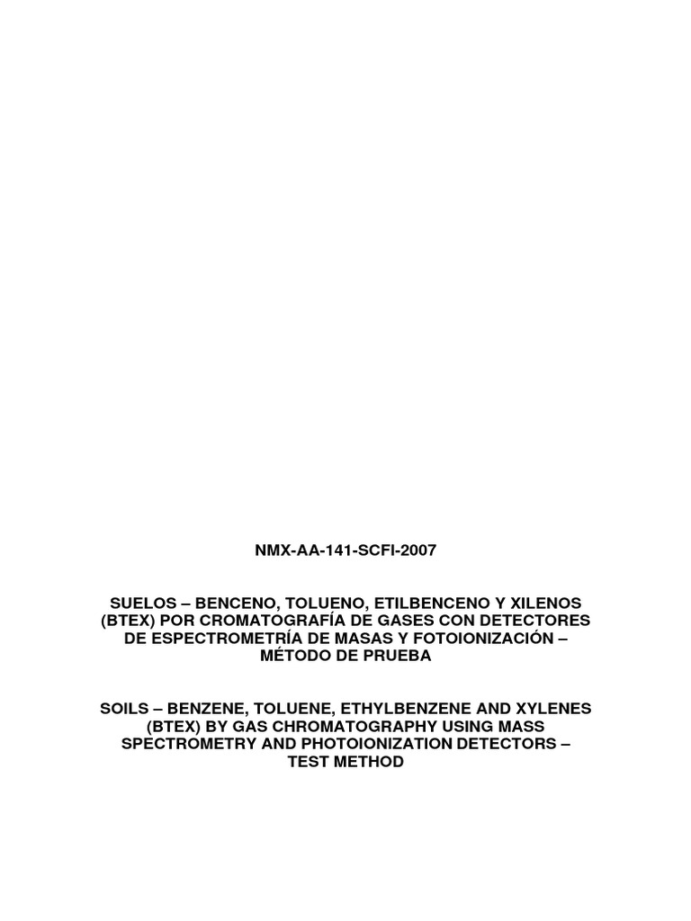 NMX Aa 141 Scfi 2007 | PDF