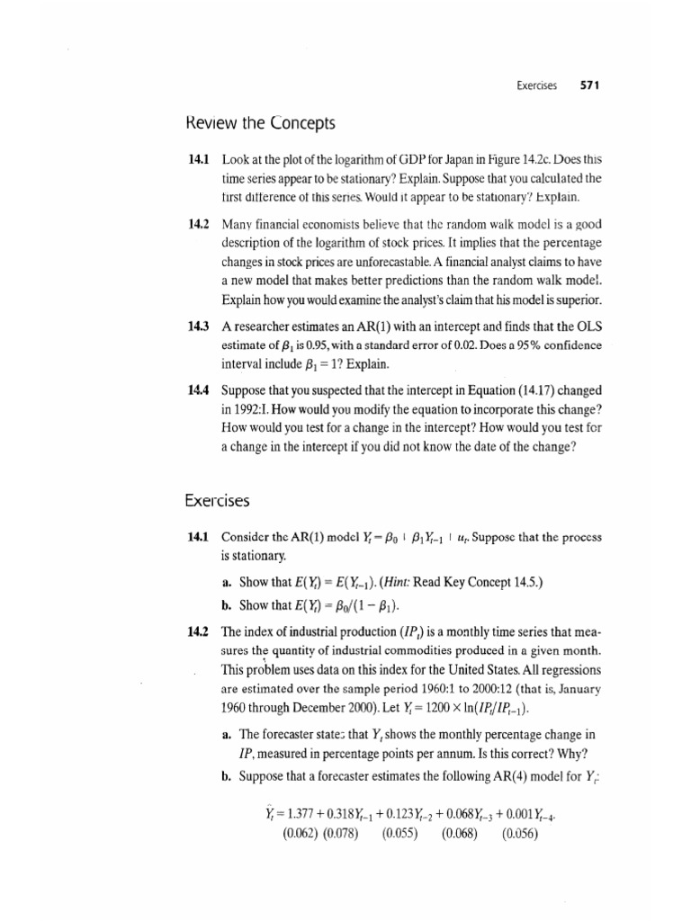 ProblemSet Timeseries | PDF