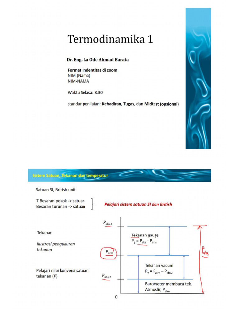 Materi Termodinamika 1 | PDF