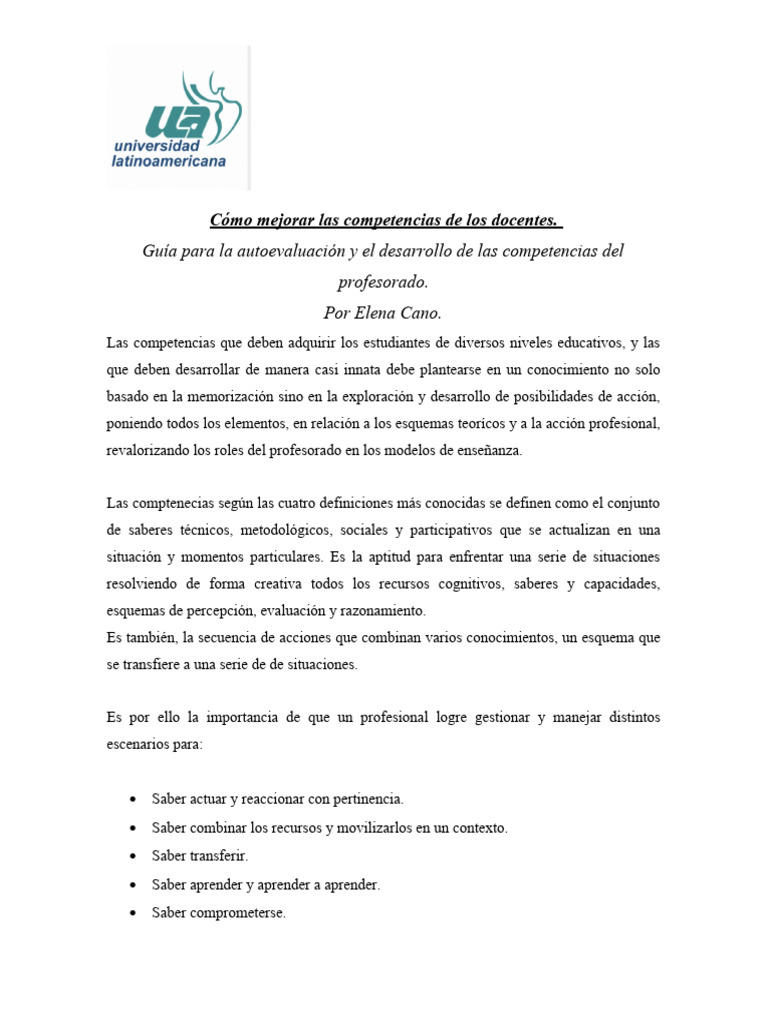 Resumen Lecturas Elena Cano y Richar Gerver | PDF