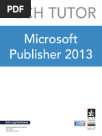 1 Introduction To MS Publisher | PDF | Window (Computing) | Graphical User Interfaces