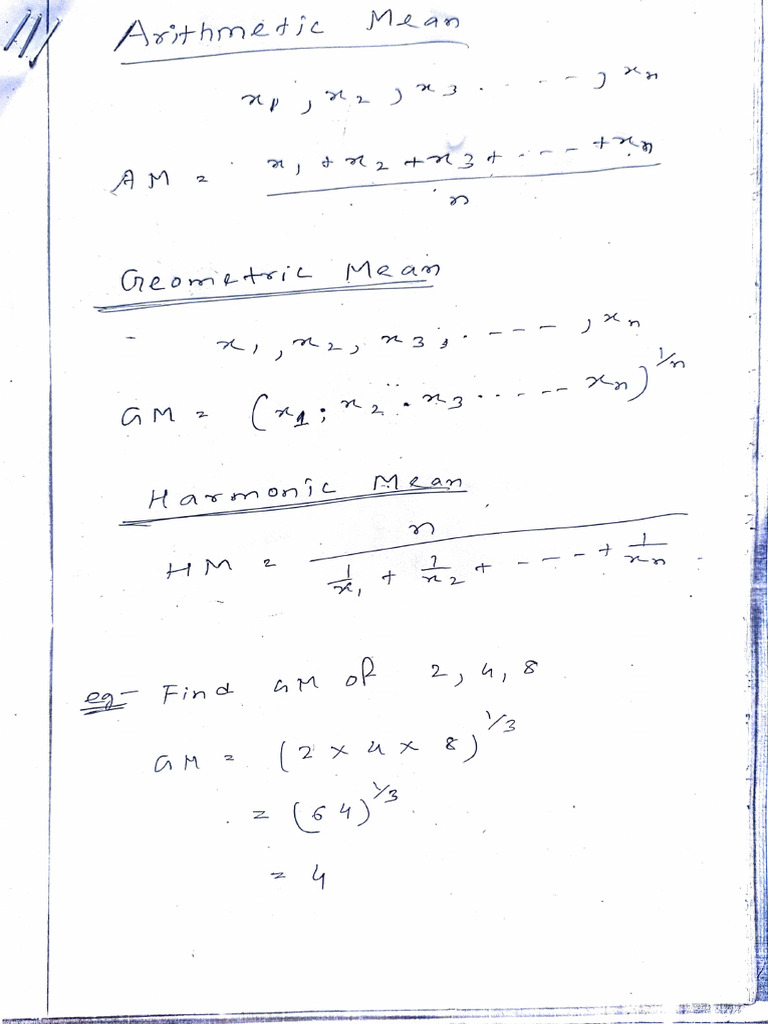 Statistics Part 1 Pdf