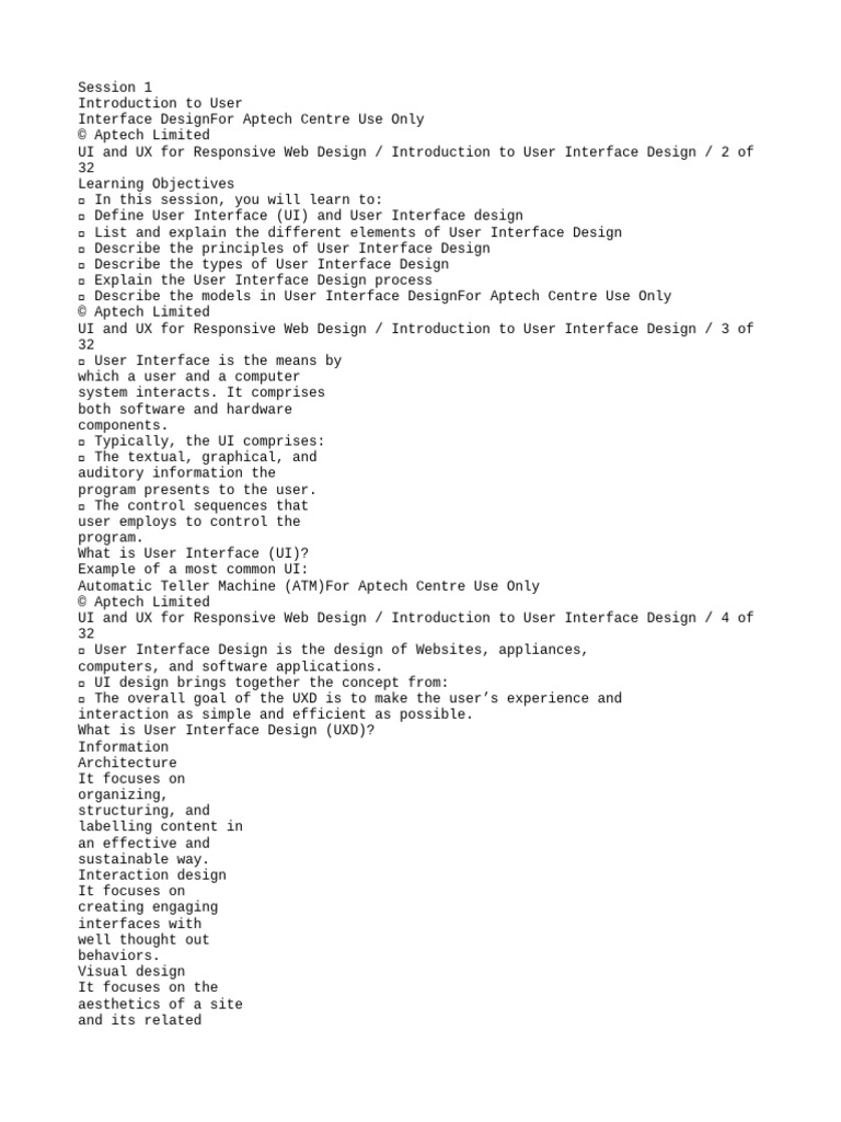 Complete Ui Ux PDF | PDF