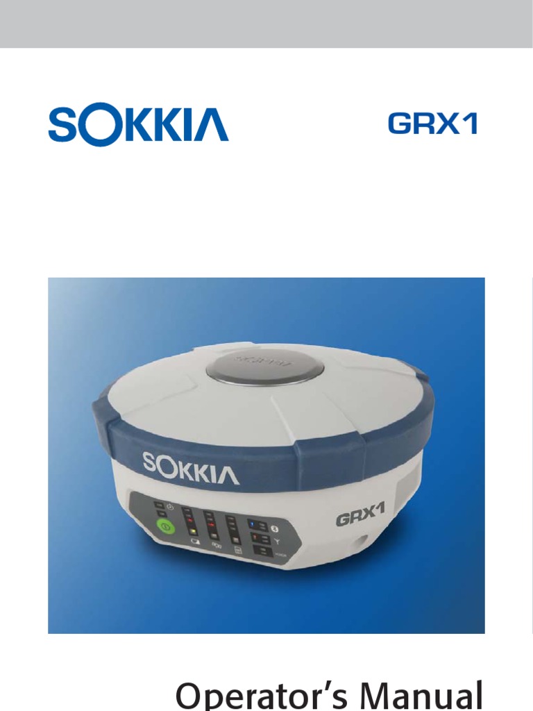 GRX1 User Manual | PDF | Global Positioning System | Battery Charger