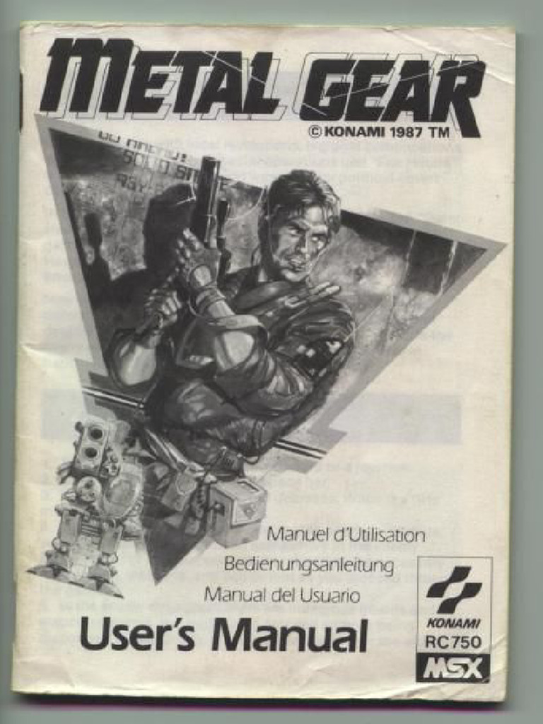 Metal Gear Manual MSX EN | PDF