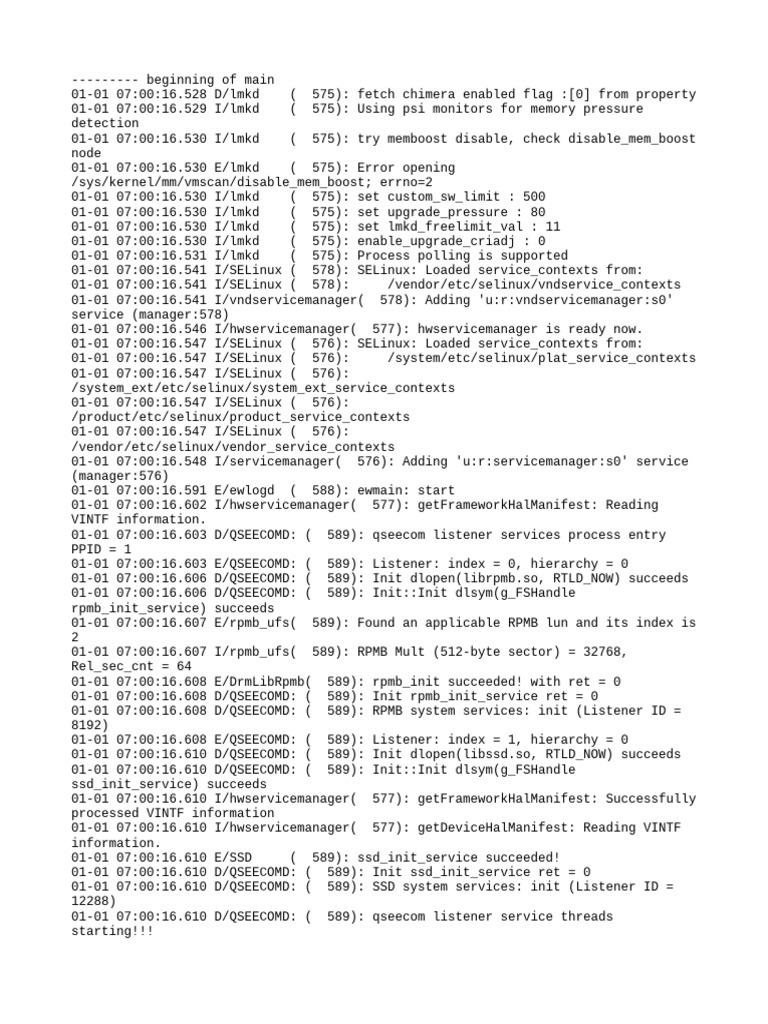 Logcat Csc Update Log | PDF