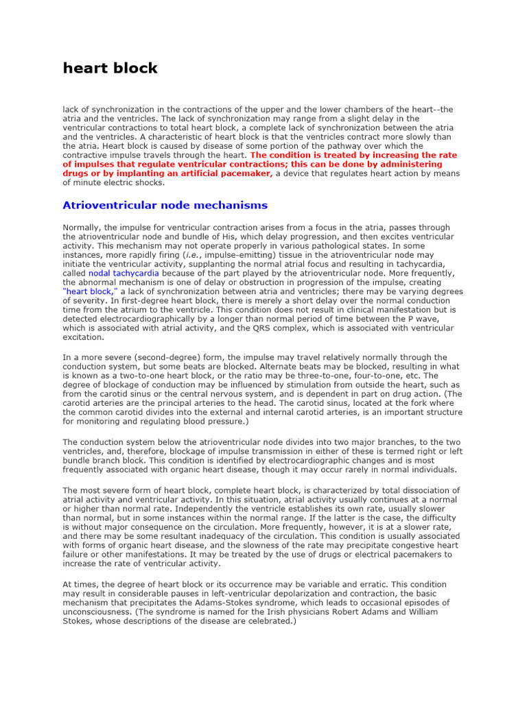 Heart Block | PDF