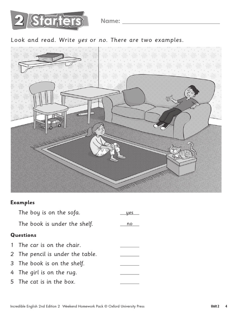 Incredible English STARTERS Practice | PDF