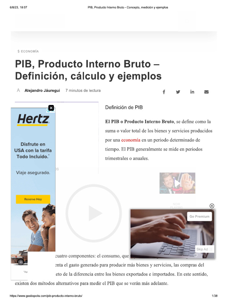 Pib Gestiopolis | PDF