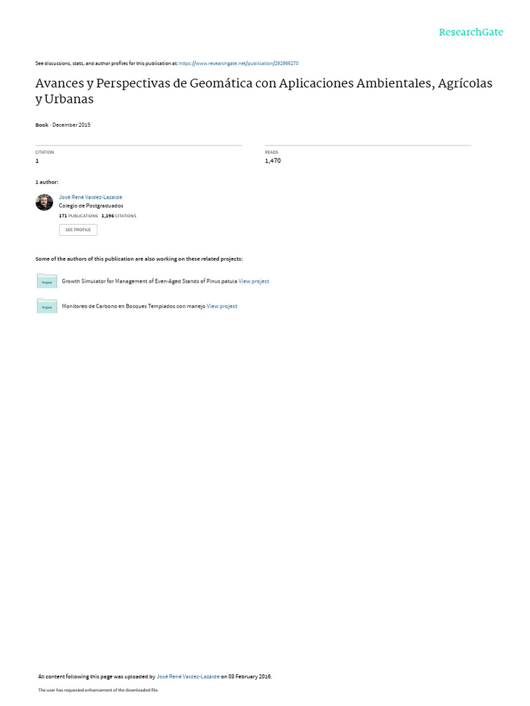 Geomatica Libro | PDF