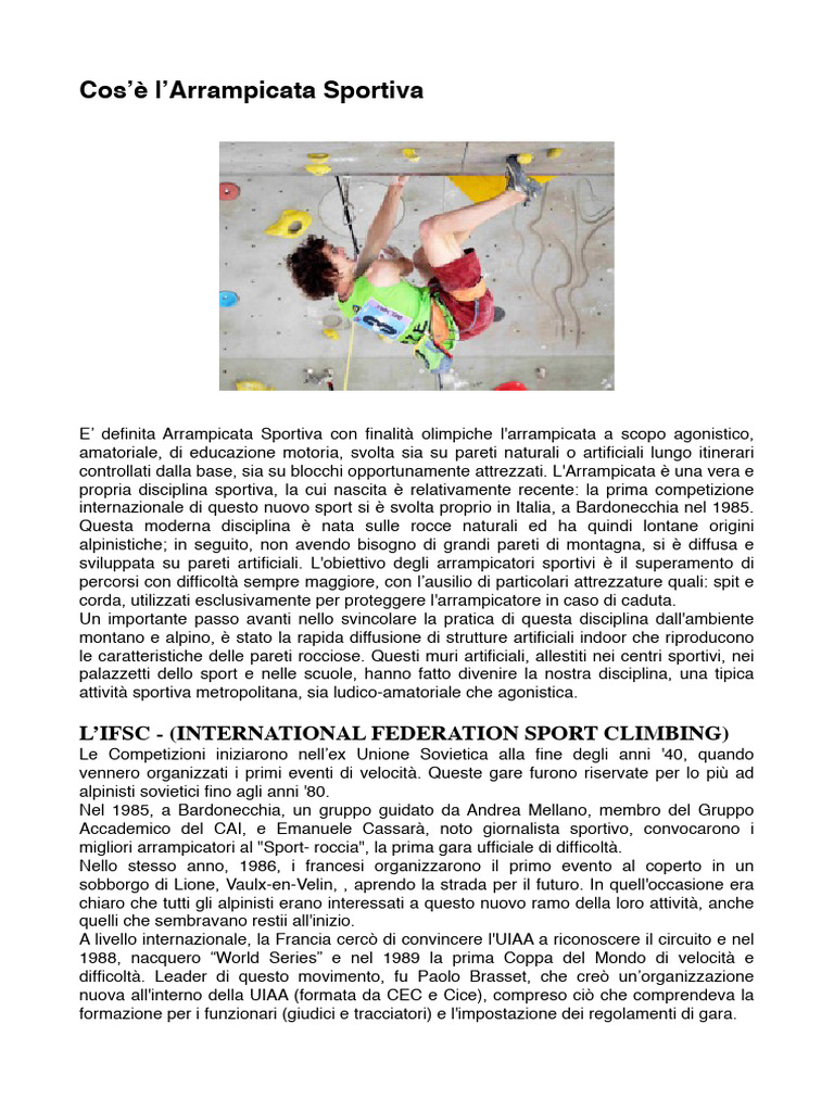 Arrampicata | PDF