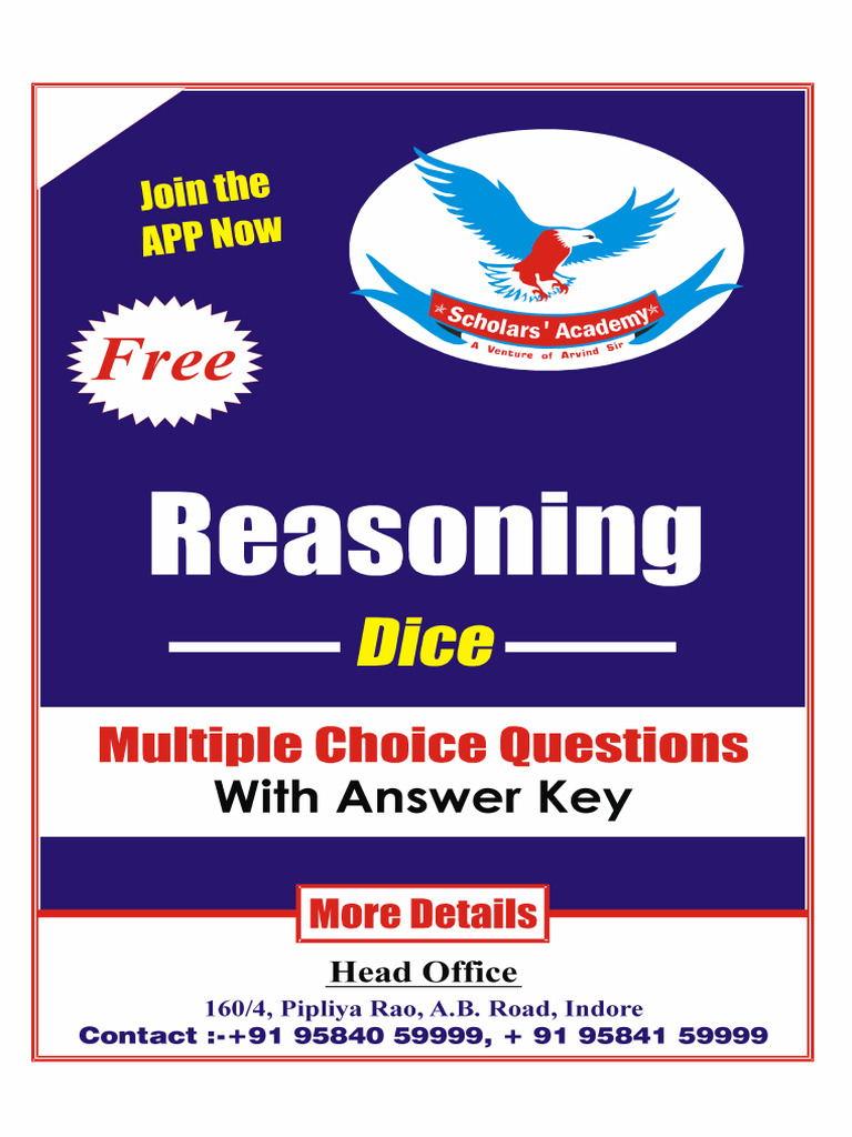 SSC Reasoning Dice | PDF