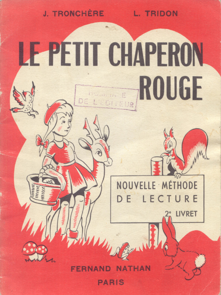 CP - Français - Le Petit Chaperon Rouge - Manuel de Lecture - Fernand ...
