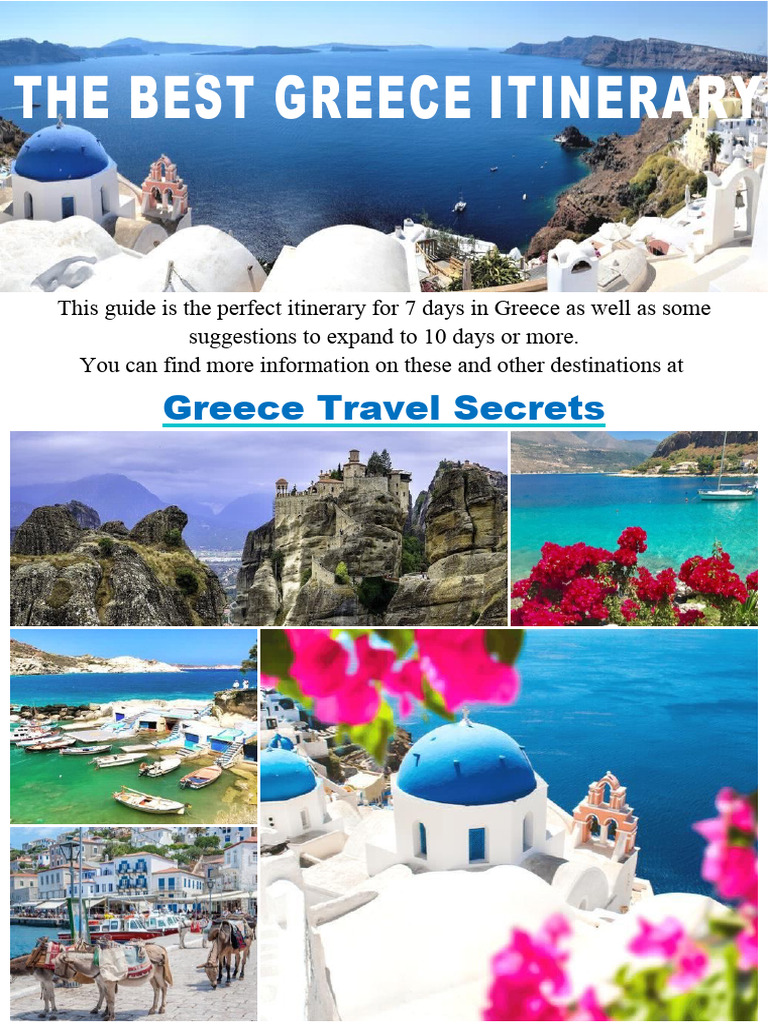 GTS 7 Day Travel Itinerary Ebook | PDF