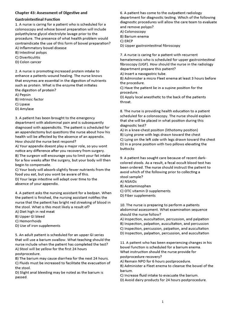 GI Rebyuwer (Practice Questions) | PDF