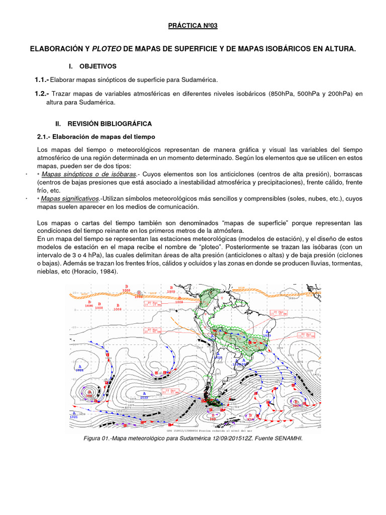 P03 Elaboración y Ploteo de Mapas de Superficie y de Mapas Isobáricos ...