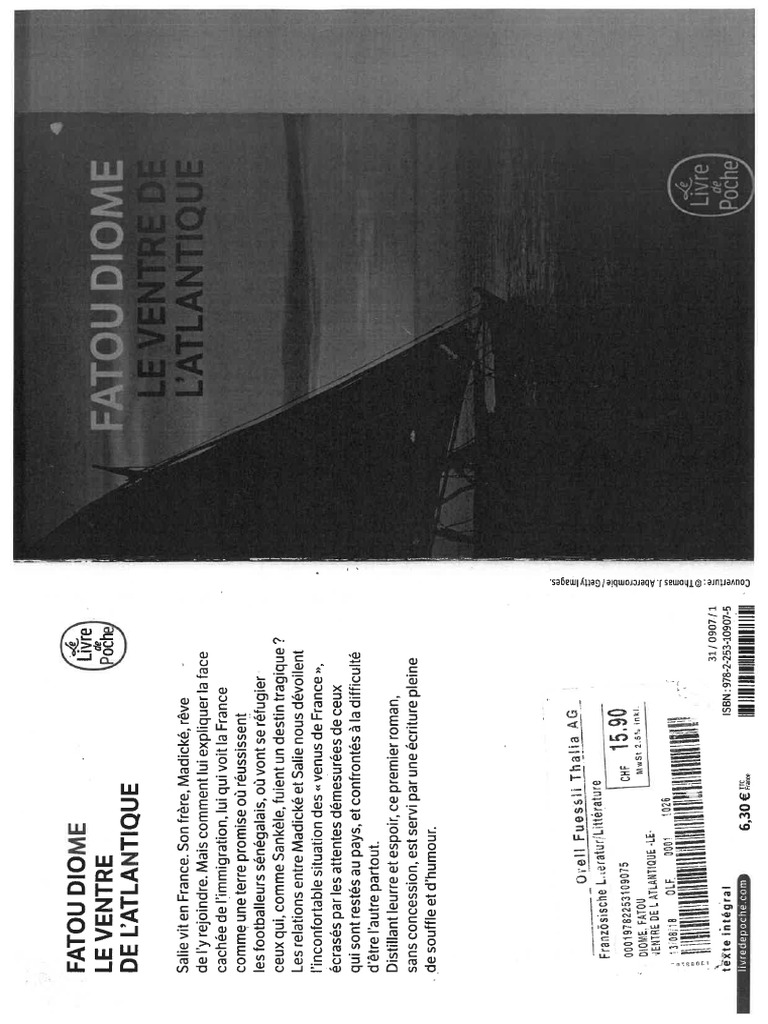 Fatou Diome - Le Ventre de L'atlantique | PDF