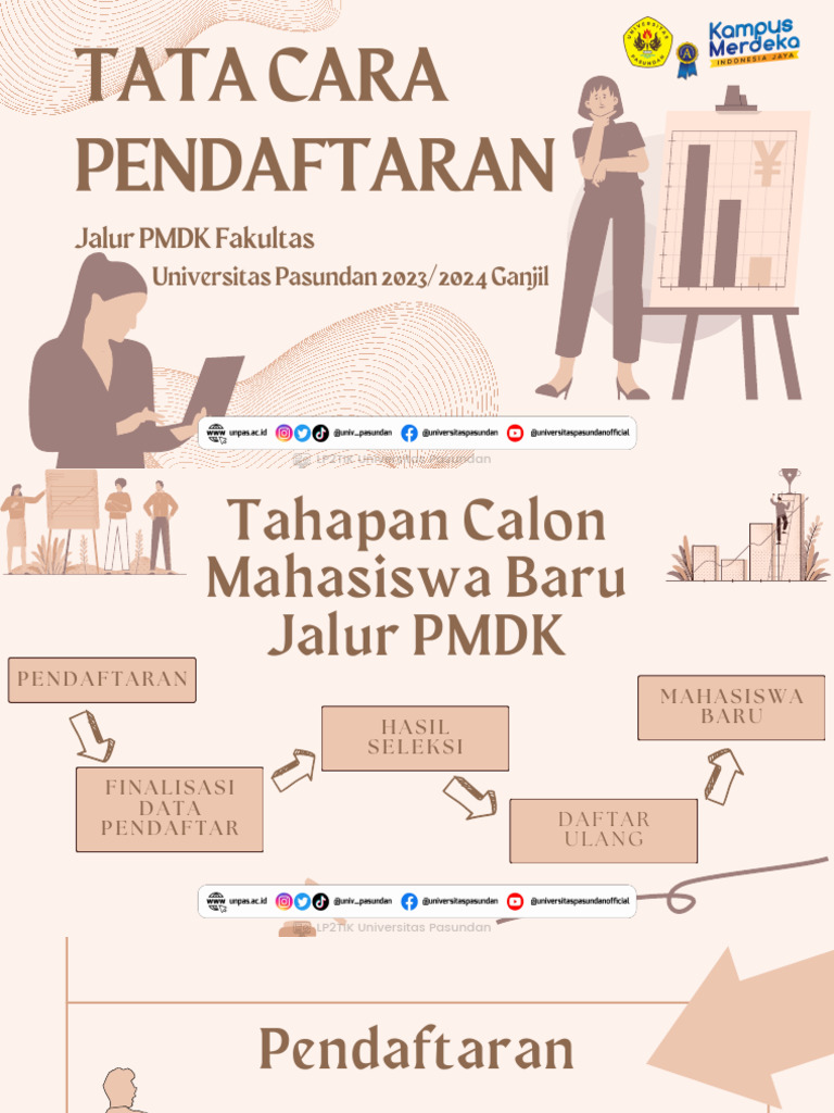 Panduan Pendaftaran PMDK Mahasiswa Baru Unpas TA2324 | PDF