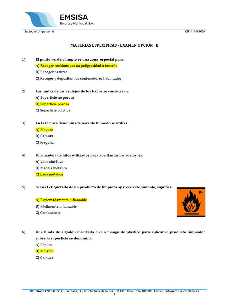 Examen MMEE Opcion B | PDF