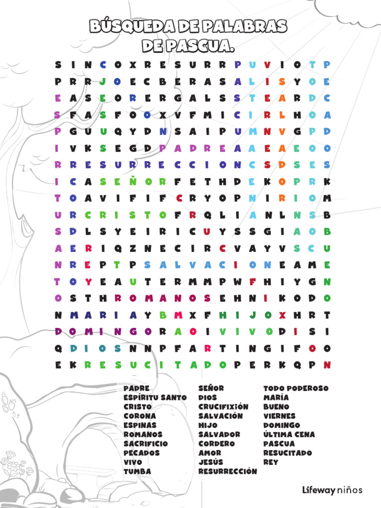 Busqueda-de-palabras-de-pascua-RESUELTO | PDF