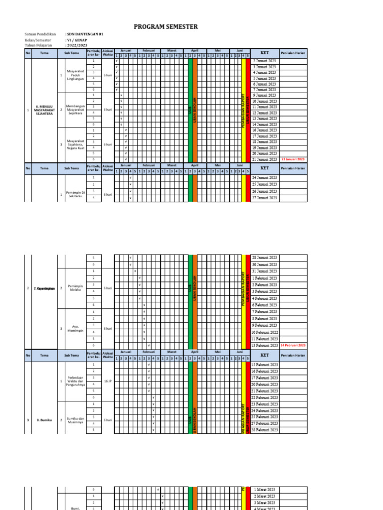 Promes Semester 2 | PDF