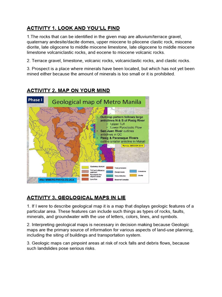 Disaster-Interpreting Geological Maps | PDF | Social Science | Travel