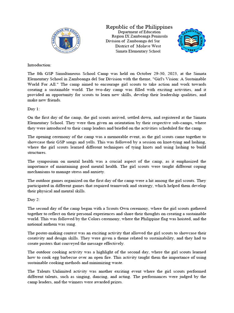 GSP Narrative Report | Download Free PDF | Psychology