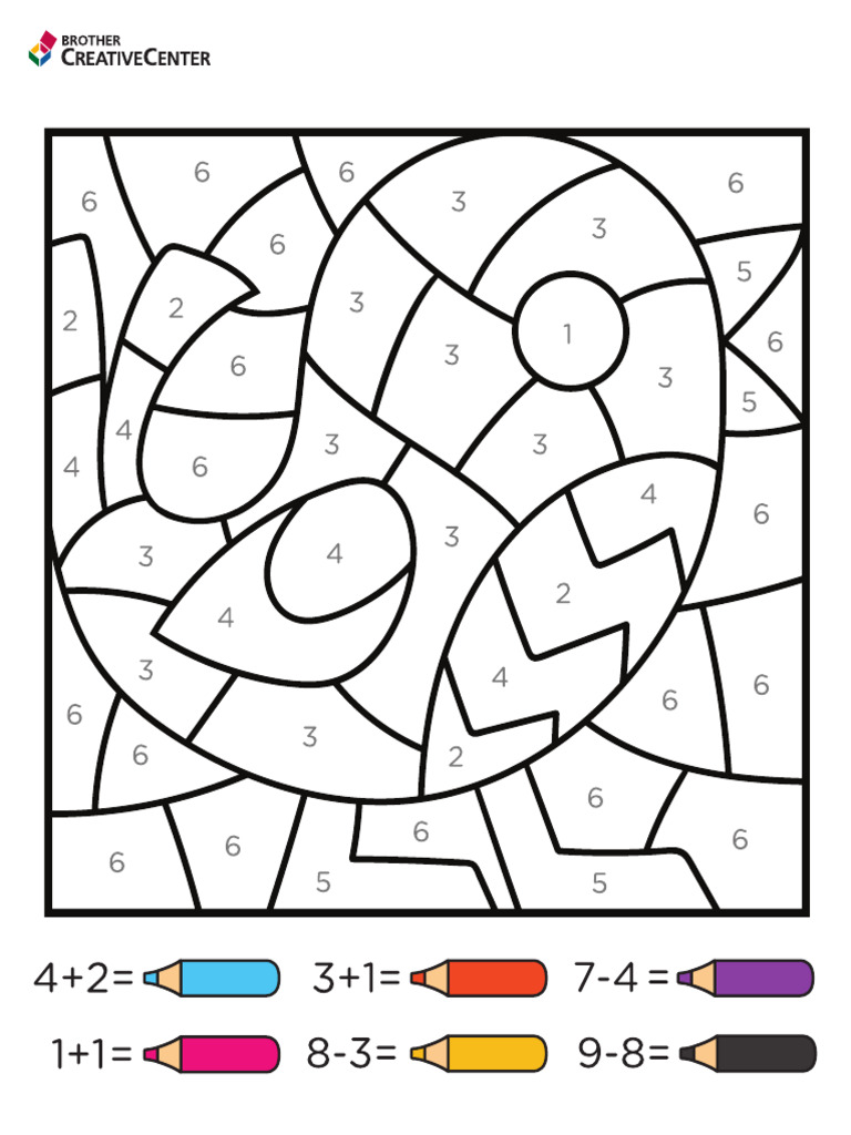Math Coloring Number Bird 1 en | PDF