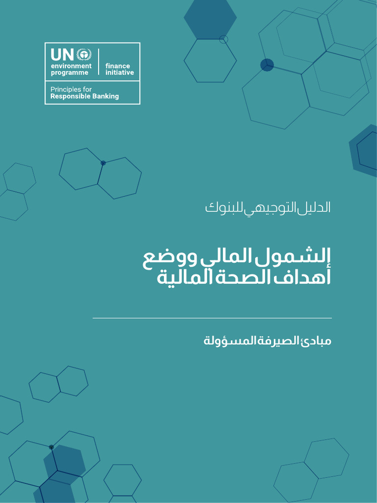PRB Guidance Financial Inclusion Arabic D372 | PDF
