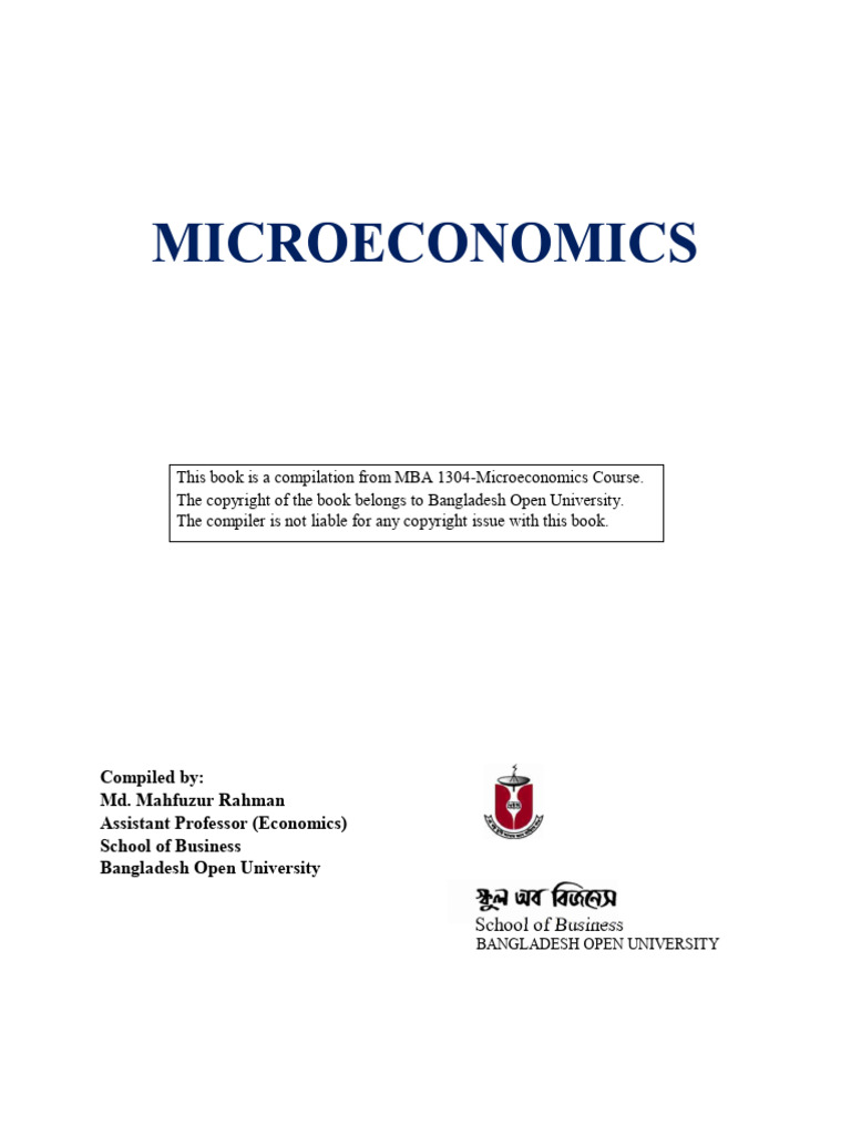 Microeconomics | PDF | Microeconomics | Demand