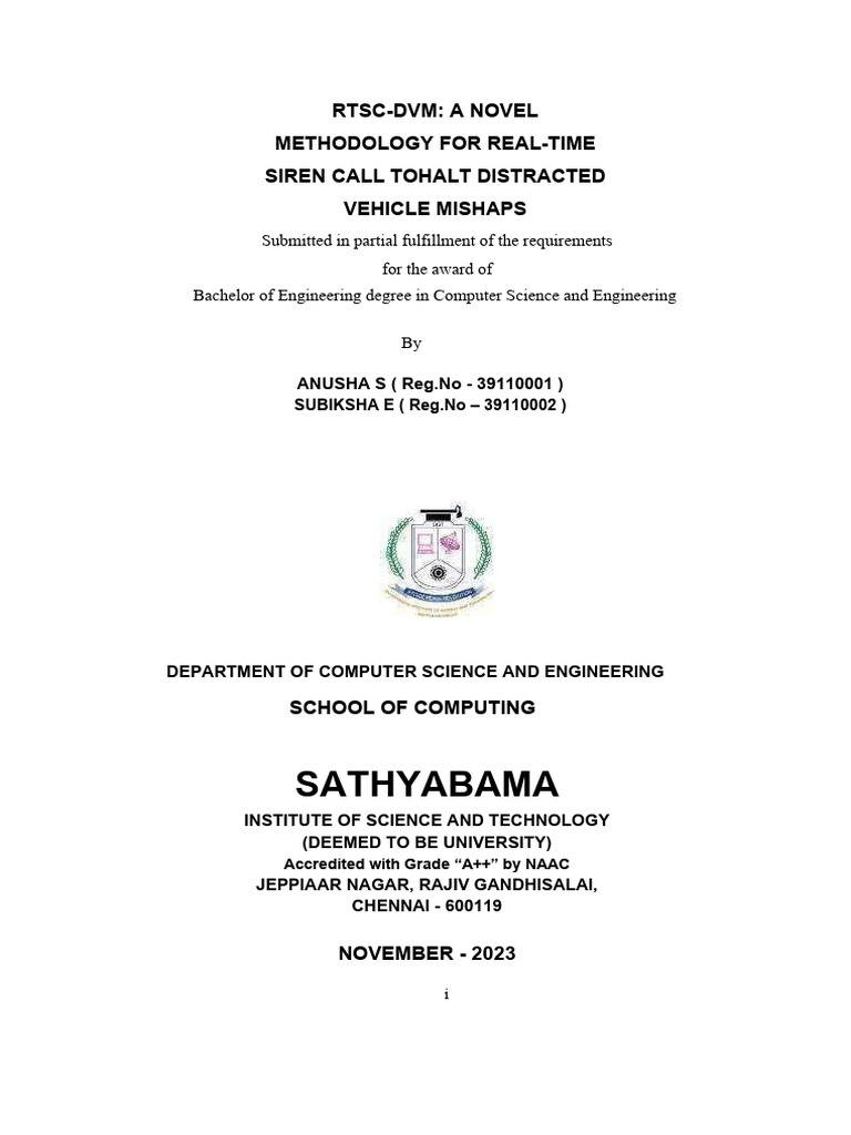 Sample Project Document - Phase-1 | PDF