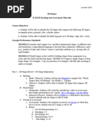 Kahoot Lesson Plan for Geometric Shapes | PDF | Shape | Geometry