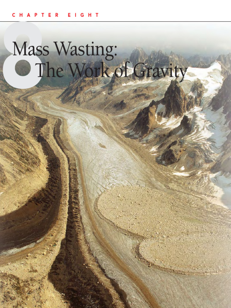 8 Mass Wasting The Work of Gravity | PDF