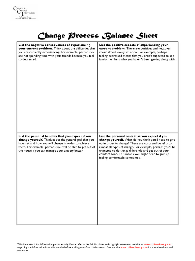 Change Process | PDF