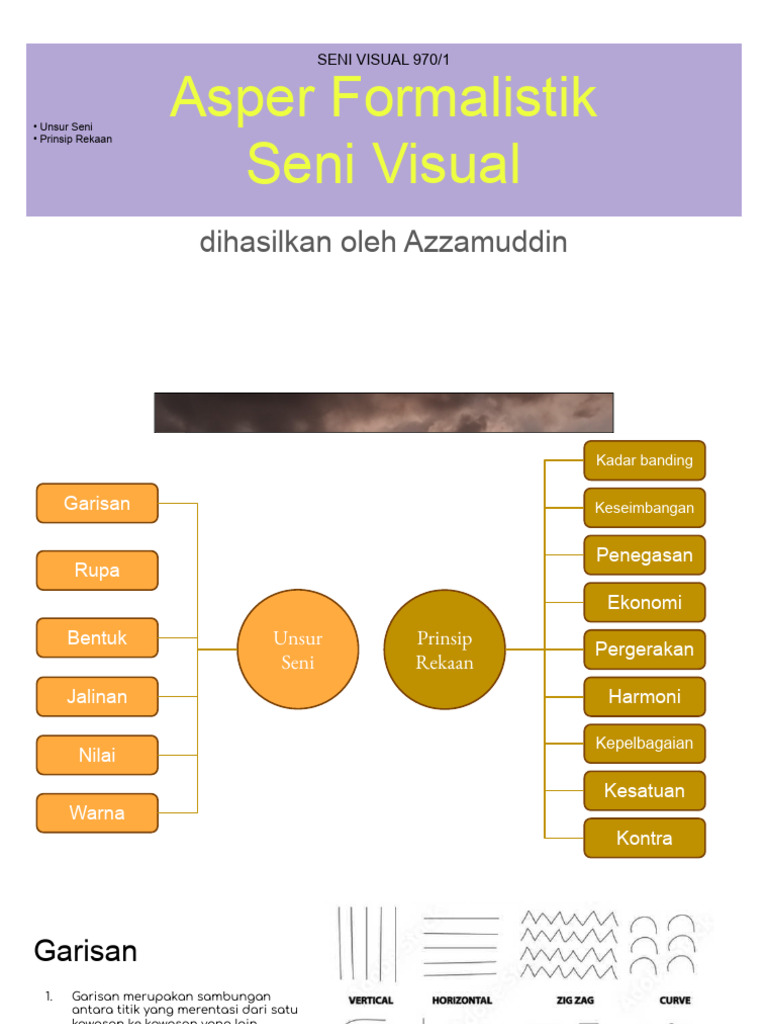 Unsur Seni Dam Prinsip STPM Seni Visual | PDF