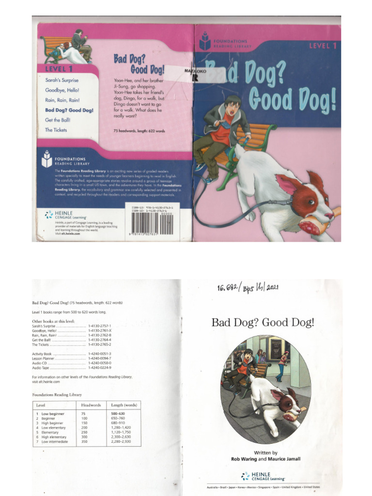 Level 1 - Bad Dog Good Dog | PDF