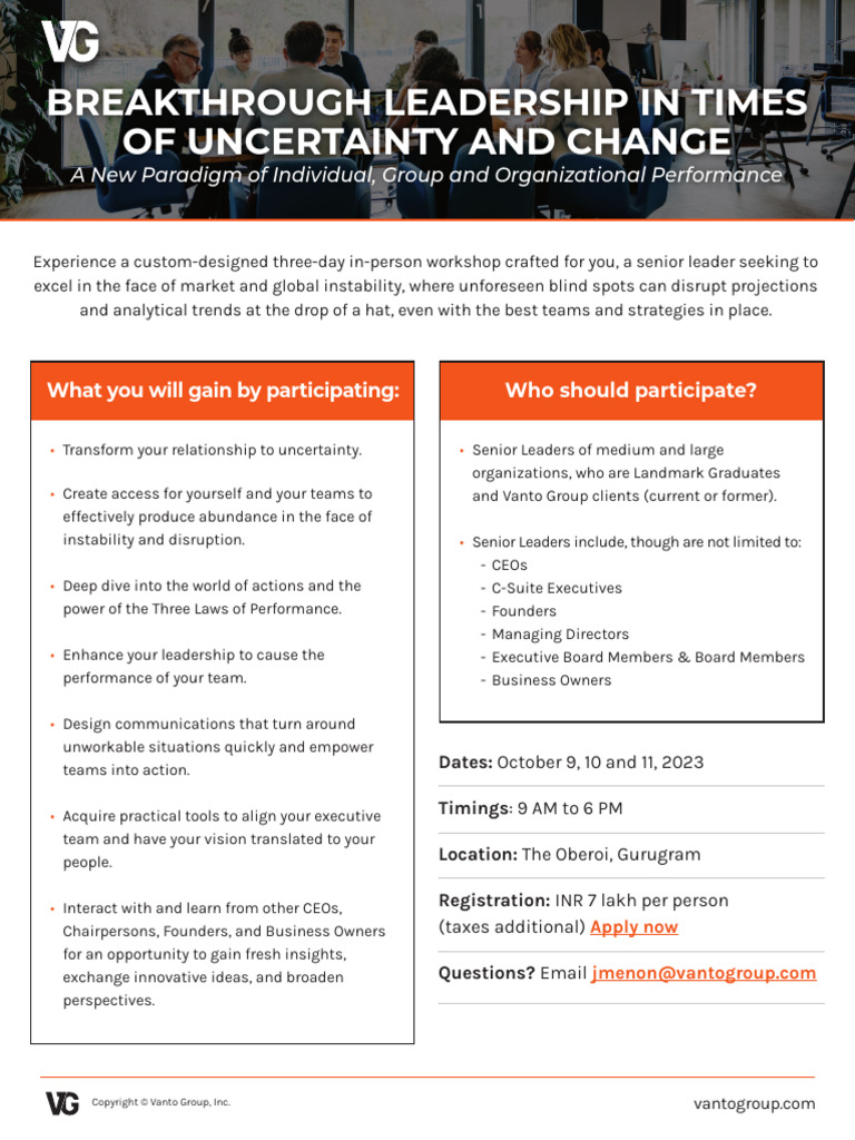 Breakthrough Leadership - India-1 | PDF