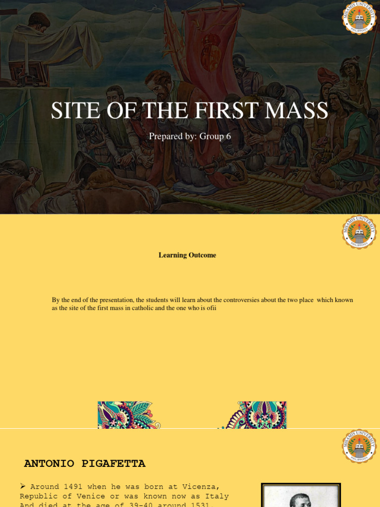Site of The First Mass | PDF